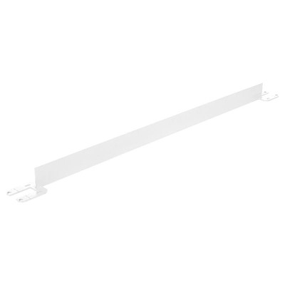 Steel Toe Board For Pipe Safety Railing, 7 Ft. Length, White | CMTP