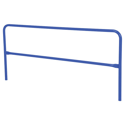 Steel Safety Railing, 8 Ft. Length, Blue | CMTP