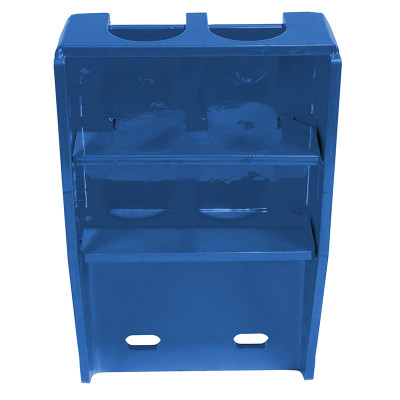 Steel Wall Mount Bracket For Pipe Safety Railing, Blue