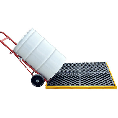 Ultra Spill Containment Deck 48 x 48in, 6,000lb/4 Drum, Blk | CMTP