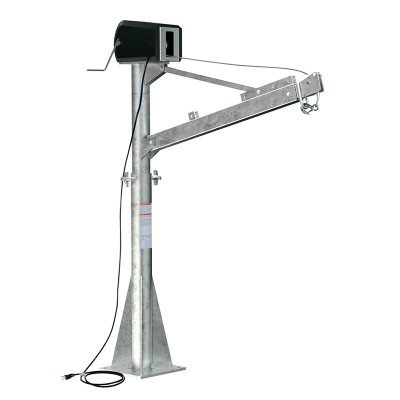 AC Powered Jib Crane, CSA Compliant 3-1/2 to 5-1/2ft Boom 1,500lb | CMTP