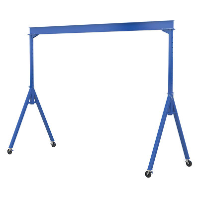 Gantry Crane, Lock Nylon Casters 15ftx 16ft Max Hgt 2,000lb