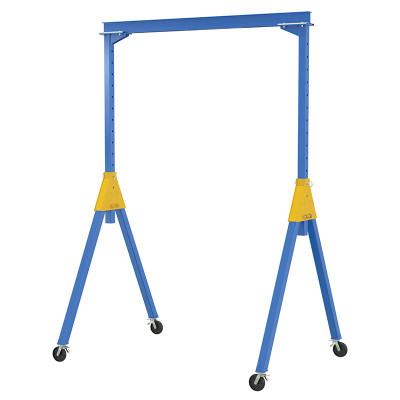 Gantry Crane, Lock Nylon Casters 20ftx 12ft Max Hgt 4,000lb