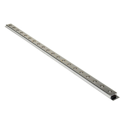 Steel Ball Transfer Strip, 60in x 2-3/4in, 75 lb., Silver | CMTP
