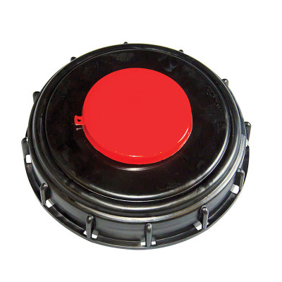 Cap For Intermediate Bulk Container, Black/Red