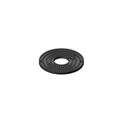 Recycled Plastic Tree Grate Round 36in x 36in x 2in, Black