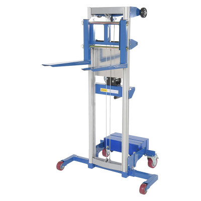 Hand Winch, Lift Truck Counter Balance, 400 lb., Silver/Blue | CMTP