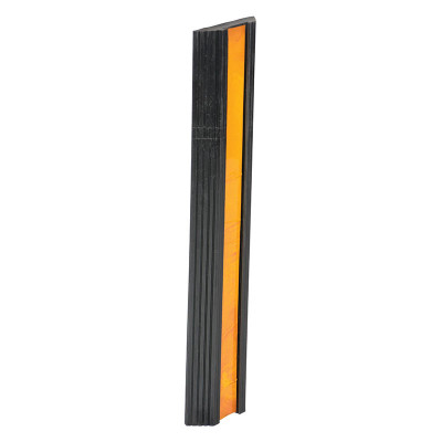 Rubber Extruded Bumper Stop, 24in x 5-1/2in x 1-1/4in, Black ...