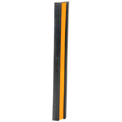 Rubber Extruded Bumper Stop, 36in x 5-1/2in x 1-1/4in, Black ...