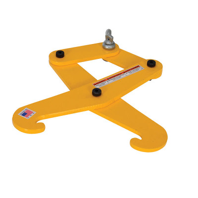 Beam Tongs 6in Max Beam Width 3/4 x 9-3/4 x 20-7/8in, 2000lb, Yell