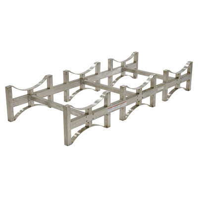 Stackable Drum Rack 3 Drum 55 Gallon, 2400 lb., Silver | Certified MTP