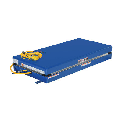 Steel Electric Hydraulic Lift Table, 24in x 48in, 4000 lb., Blue | CMTP