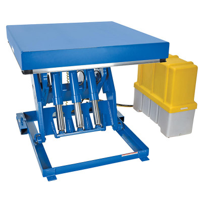 Steel Electric Hydraulic Lift Table, 48 x 48in, 12000 lb., Blue | CMTP
