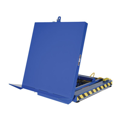 Lift and Hinge Tilt Scissor Table, 48 x 48in, 2000 lb., Blue ...