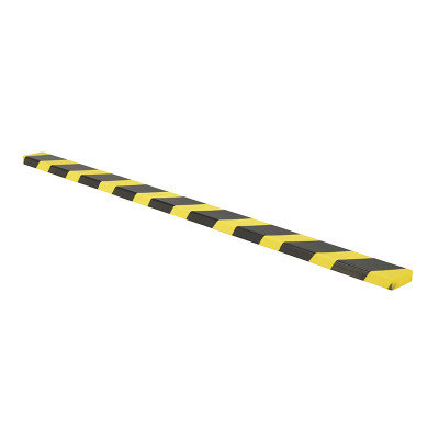 Foam Edge Guard 40in Length, x 13/16in Hgt., Black / Yellow