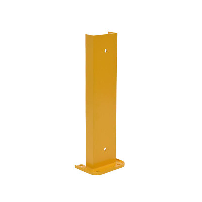 Steel Structural Rack Guard, 24-1/4in x 6in x 19in, Yellow