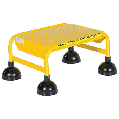 Spring Load Roll Ladder | 1-Step, 300lb Capacity, Yellow | CMTP