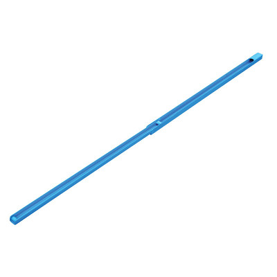 Steel Pallet Wand, 55-1/4in Extended Length, Blue