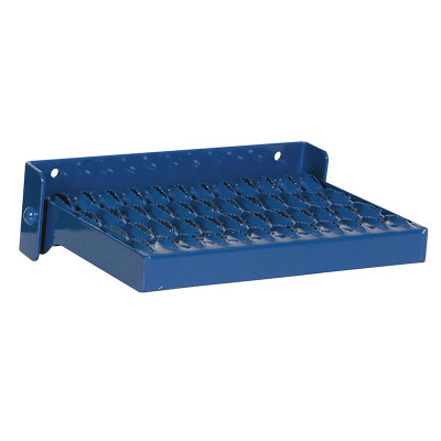 Serrated Fold Up Step Manual 10-1/4 x 14-11/16 x 4in, 350lb, Blue