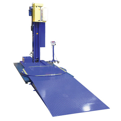 Approach Ramp with Scale, 4,000lb, Blue For Use With SWA-60-AW