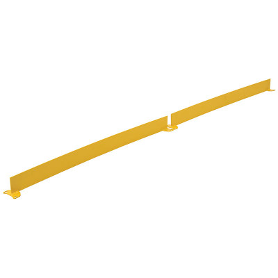 Square Safety Handrail Toe Board, 51-3/8 x 3-7/8 x 4in, Yellow