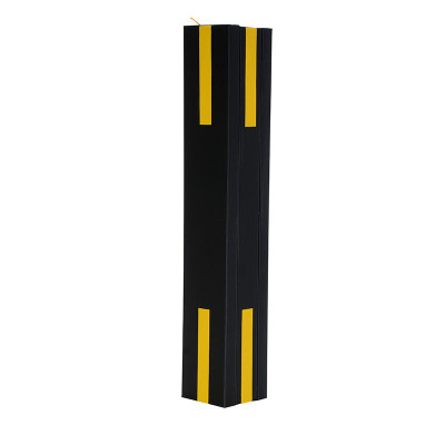 Vinyl Column Protective Pad Square, 6 Ft. x 6in, Black | Certified MTP