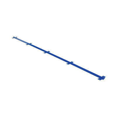 Steel Gantry Crane V-Groove Track, 120in Length, Blue | Certified MTP