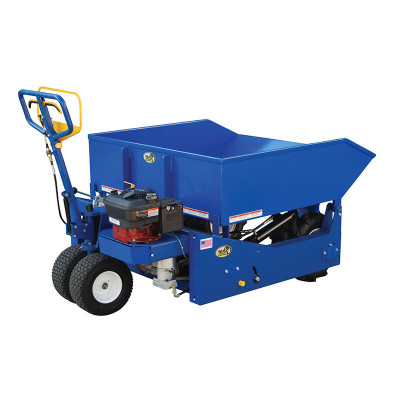 Tilt All-Terrain Hopper Truck, Gas, 2/3 Cu Yd, 3,000 lb., Blue | CMTP