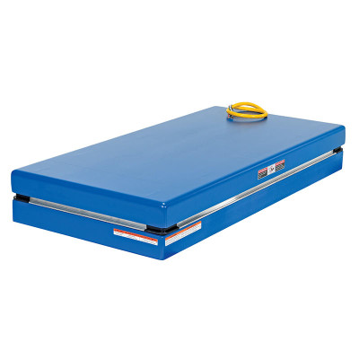 Steel Electric Hydraulic Lift Table, 24in x 48in, 3000 lb., Blue | CMTP