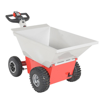Dump Cart, 57-3/4 x 27 x 37in, 1000 lb., Gray and Red | Certified MTP