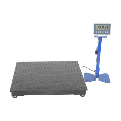 Steel Low Profile Floor Scale, 36in x 36in, 2,000 lb., Black