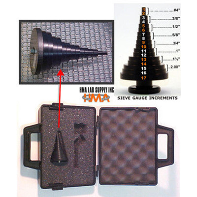 Sieve Gauge with Case | Aggregate Tests | CMTP