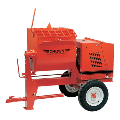 Crown Mortar Mixer w/5.5 HP Honda, 6 cu ft, Towable | Mixers