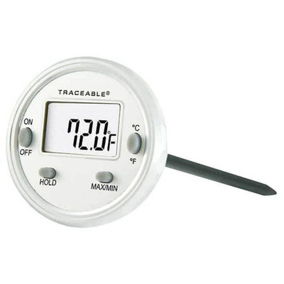 Metal Traceable Digital Thermometer Waterproof | Pocket Thermometers