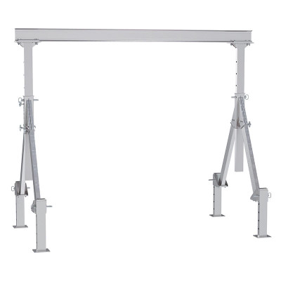 Alum Adj Leg Gantry Crane 10'X8' 2000 Silver | Certified Material ...