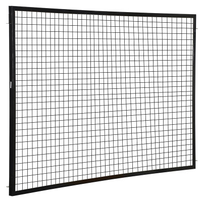 Adjustable Perimeter Guard Panel 5 Ft. x 8 Ft., Blk