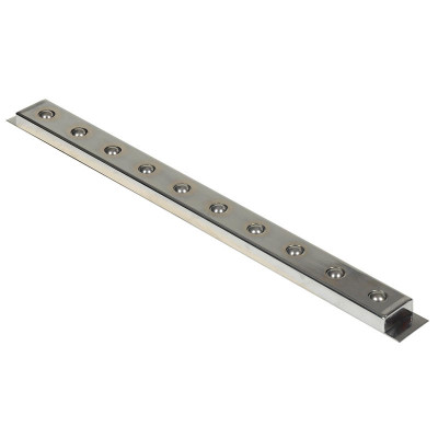 Steel Ball Transfer Strip, 30in x 2-3/4in, 75 lb., Silver | CMTP