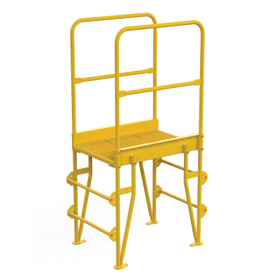 Vertical Crossover Ladder, 3-Step, 20in Width, 500 lb., Yellow ...