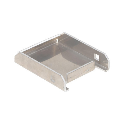 Aluminum Caster Pad, 4in x 4-1/2in Top Plate, Silver | CMTP