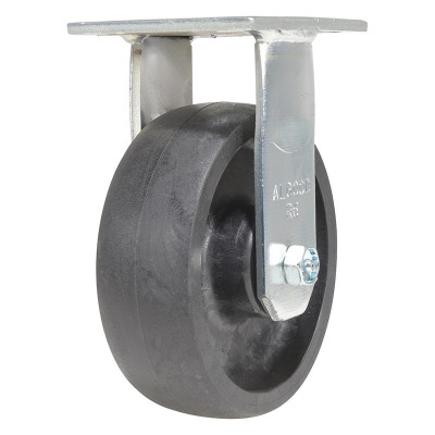 RollX Glass Filled NylonRigid Caster, 6 x 2in Width, 1250lb, Blk ...