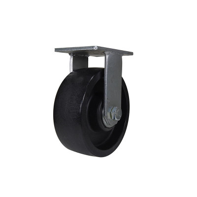 Glass Nylon Rigid Caster, 8in Dia. x 3in Width 3500 lb., Black ...
