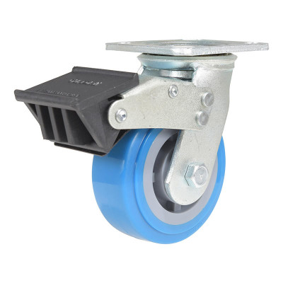 CST-KB-5X2PUP-SWTB, 5X2 Polyurethane Swivel Caster W/Total Brake | CMTP