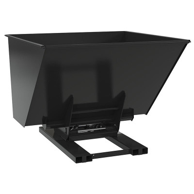 Steel HD Hydraulic Dumping Hopper, 2 Cu Yd, 6,000 lb., Yellow ...