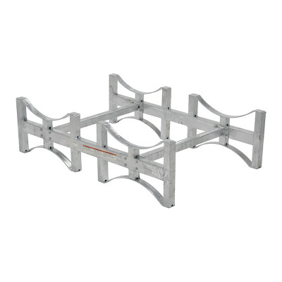 Stackable Drum Rack 2 Drum 55 Gallon, 1600 lb., Gray | CMTP