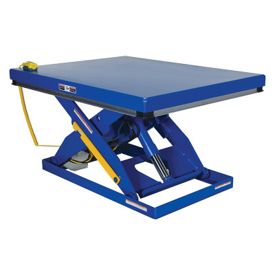 Steel Electric Hydraulic Lift Table, 43in, 2000 lb., Blue