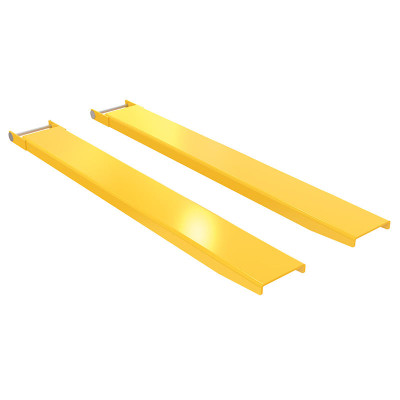 Steel Pin Style Fork Extensions, 7 x 63in, 4,000 lb., Yellow | CMTP