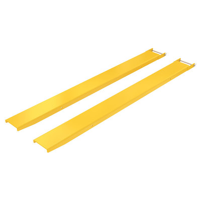Steel Pin Style Fork Extensions, 8 x 90in, 4,000 lb., Yellow | CMTP