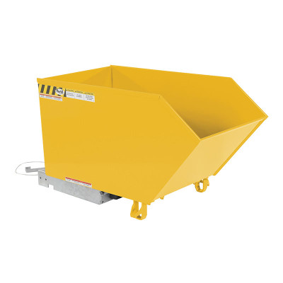 Low Profile Self Dumping Hopper, 1/2 Cu Yd, 6000 lb., Yellow ...