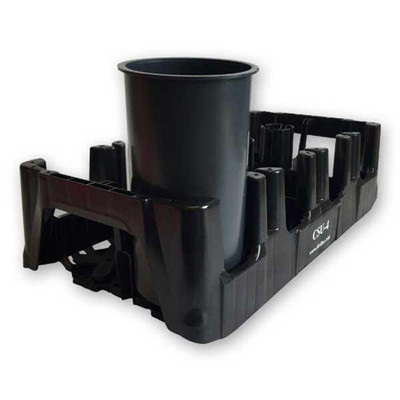 Concrete Cylinder Carrier Rack, 4x8in | Secure Sample Transport