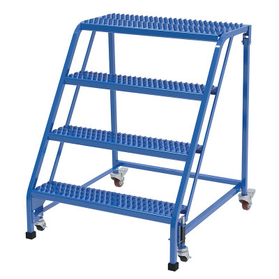 Slope Ladder No Rail 58 Deg 4 Grip Strut 30-1/4in Step Width, 350lb